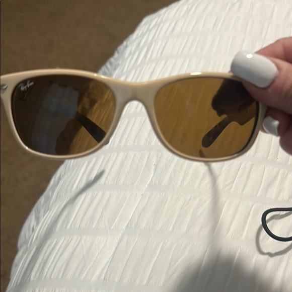 Ray-Ban | Accessories | Rayban Cream Sunglasses | Poshmark